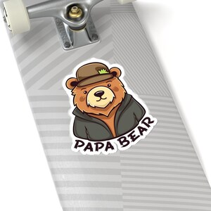 Papa Bear Sticker | Father's Day Gift for Dad | Grandpa Grandfather ...