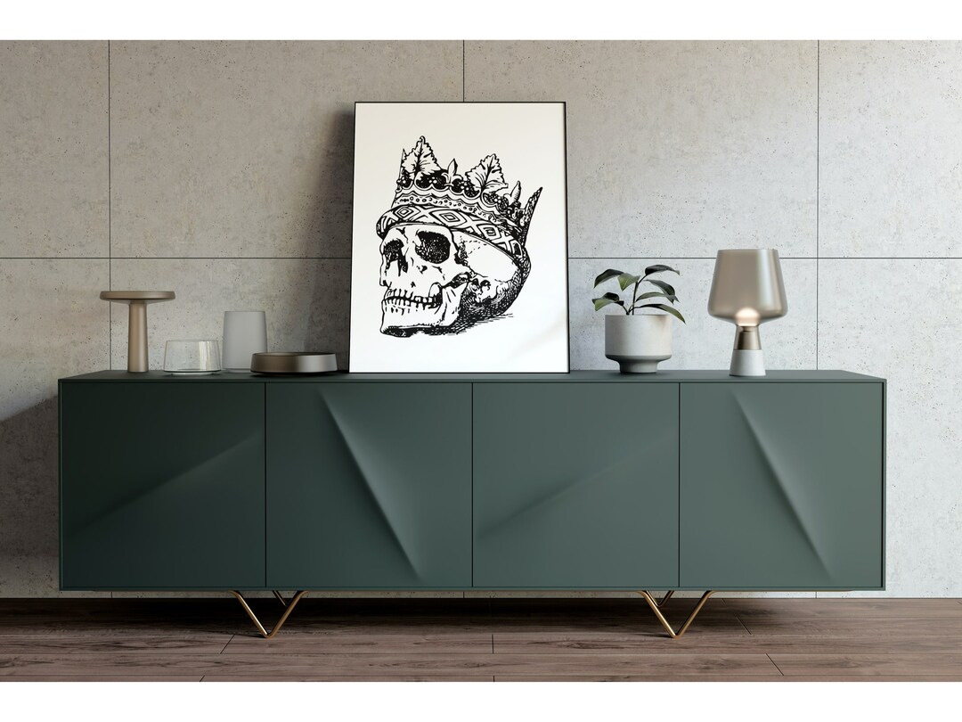 Skull Art Print | Skull Artwork | Printable Wall Art | Skull Poster ...