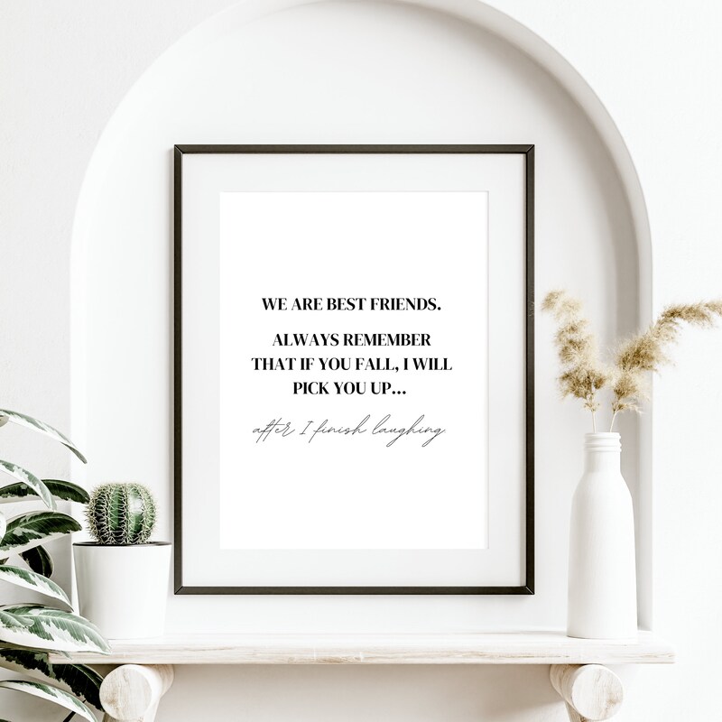 Friend Wall Art - Etsy