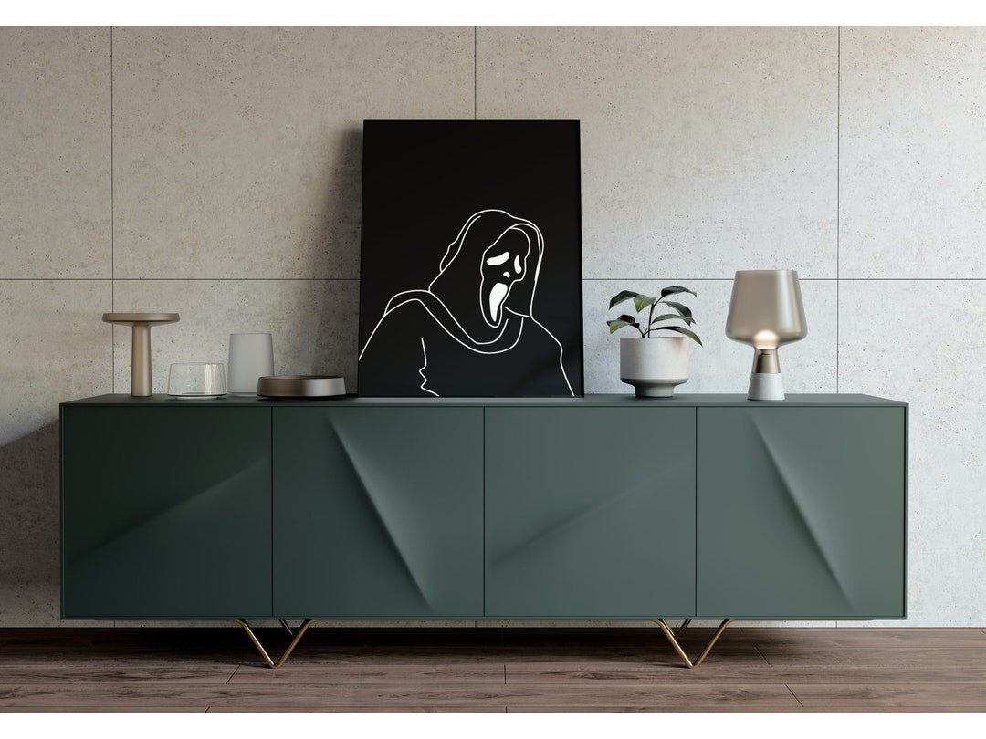 Scream Print Scream Wall Art Halloween Wall Art Halloween Print Movie ...