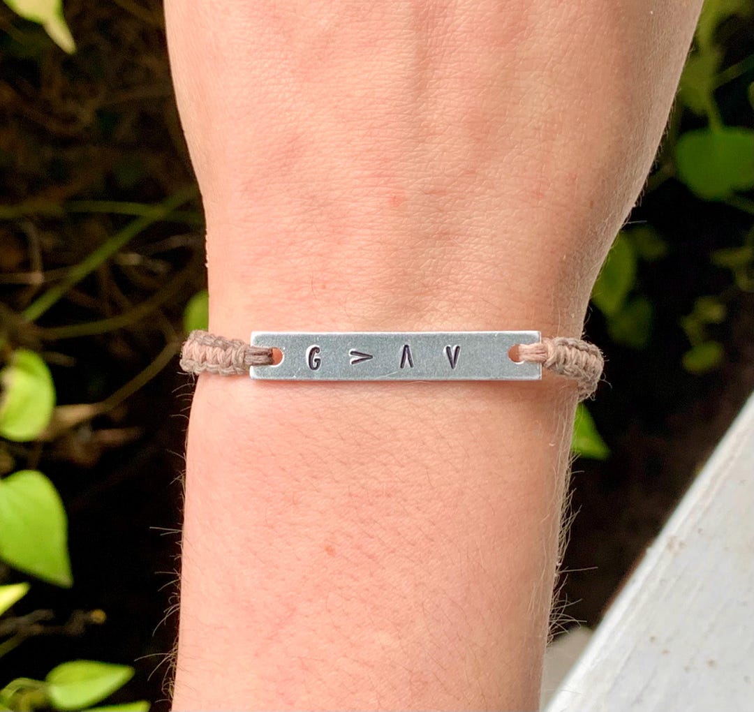 60+ Colors God is Greater Than the Highs and Lows Friendship Bracelet ...