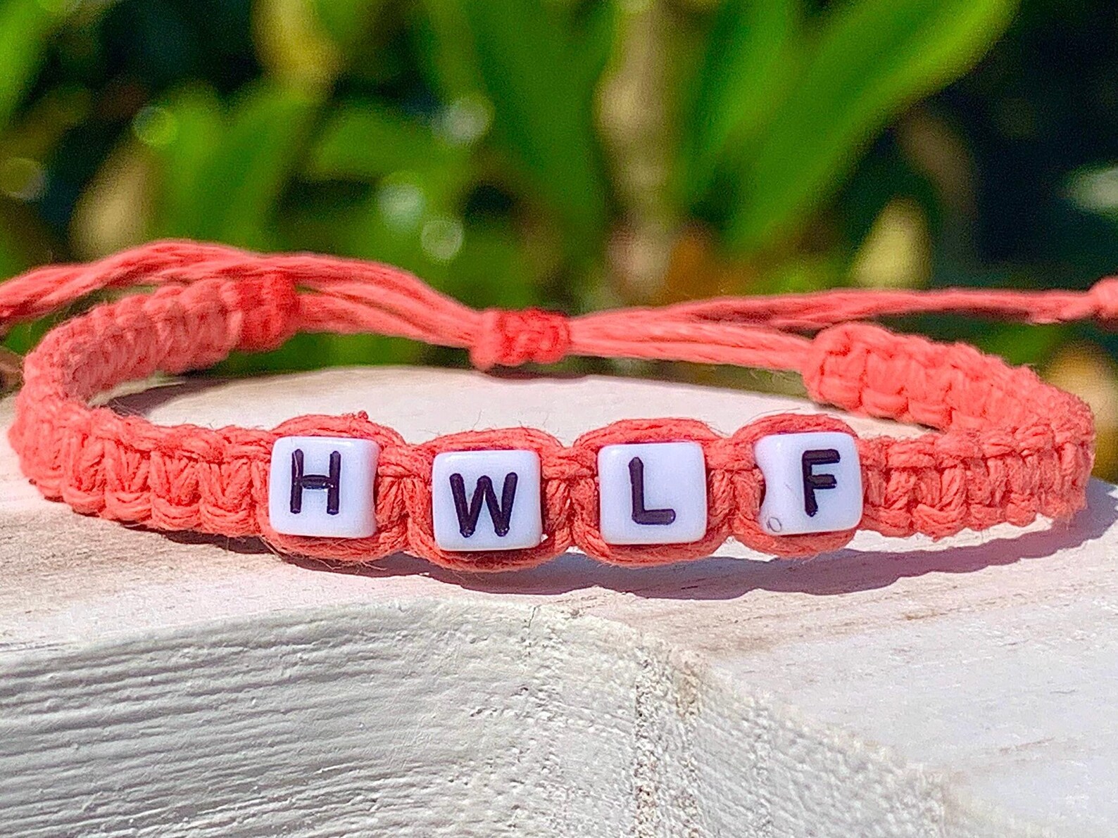 60+ Colors WWJD / HWLF Christian Friendship Bracelet- Organic ...