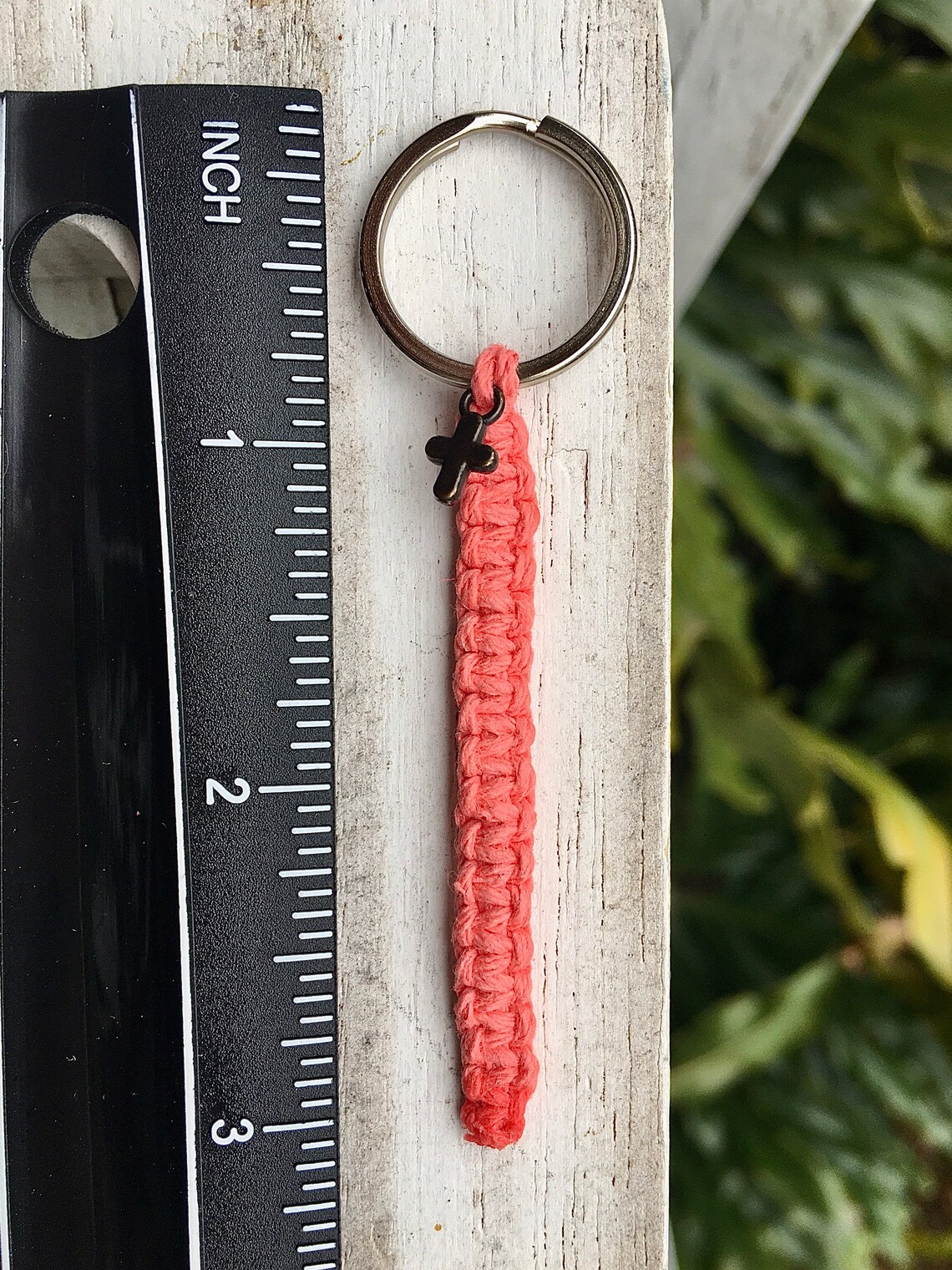 60 Colors WWJD HWLF Keychain With Cross Charm Handmade - Etsy