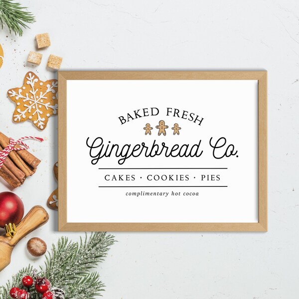 Gingerbread Sign - Etsy
