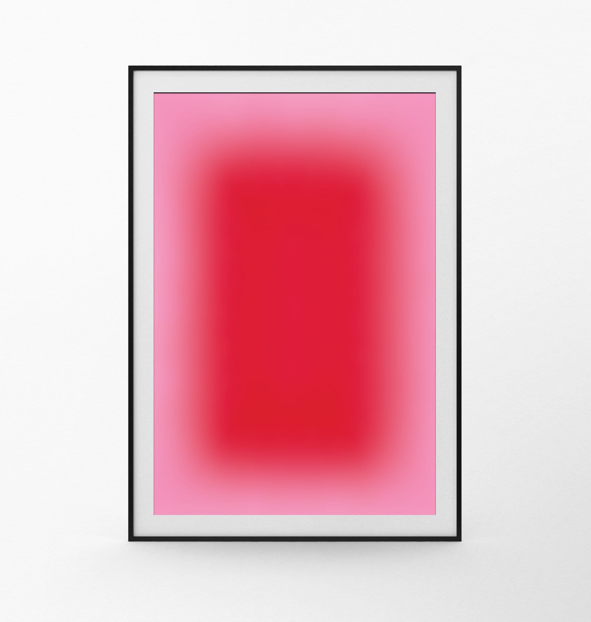 Red Pink Gradient Wall Art A3 Digital Download PNG PDF Pink Wall Art ...