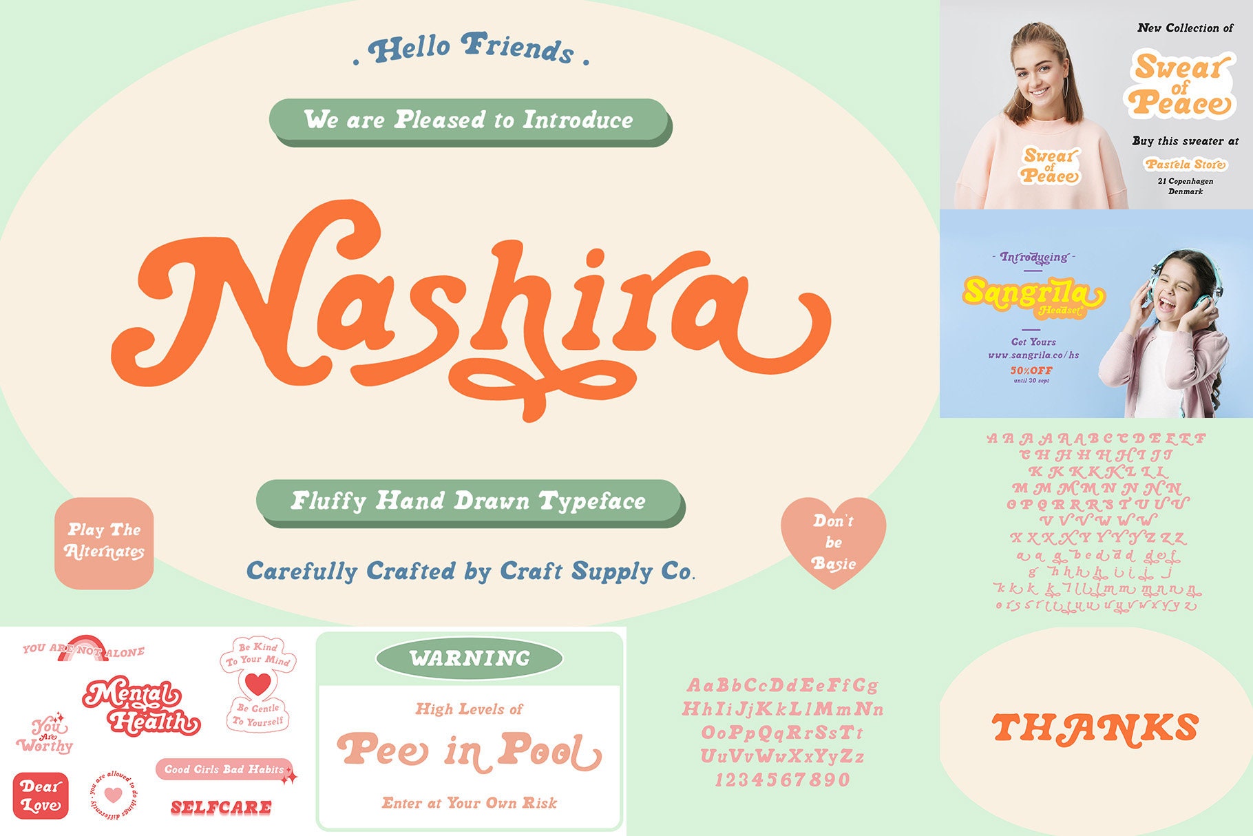 Hand Drawn Font Bundle Cricut Font Silhouette Font Canva - Etsy