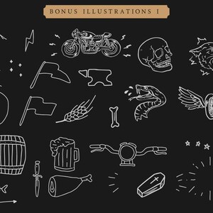 Road Race Font Family Extras Procreate Font Cricut Font | Etsy