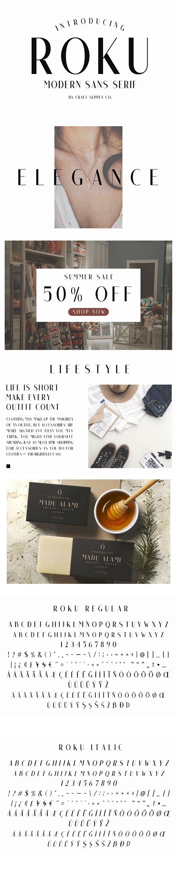 Roku Modern Sans Serif, Procreate Font, Cricut Font, Silhouette Font ...