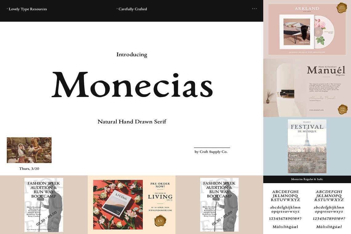 Hand Drawn Font Bundle Cricut Font Silhouette Font Canva - Etsy