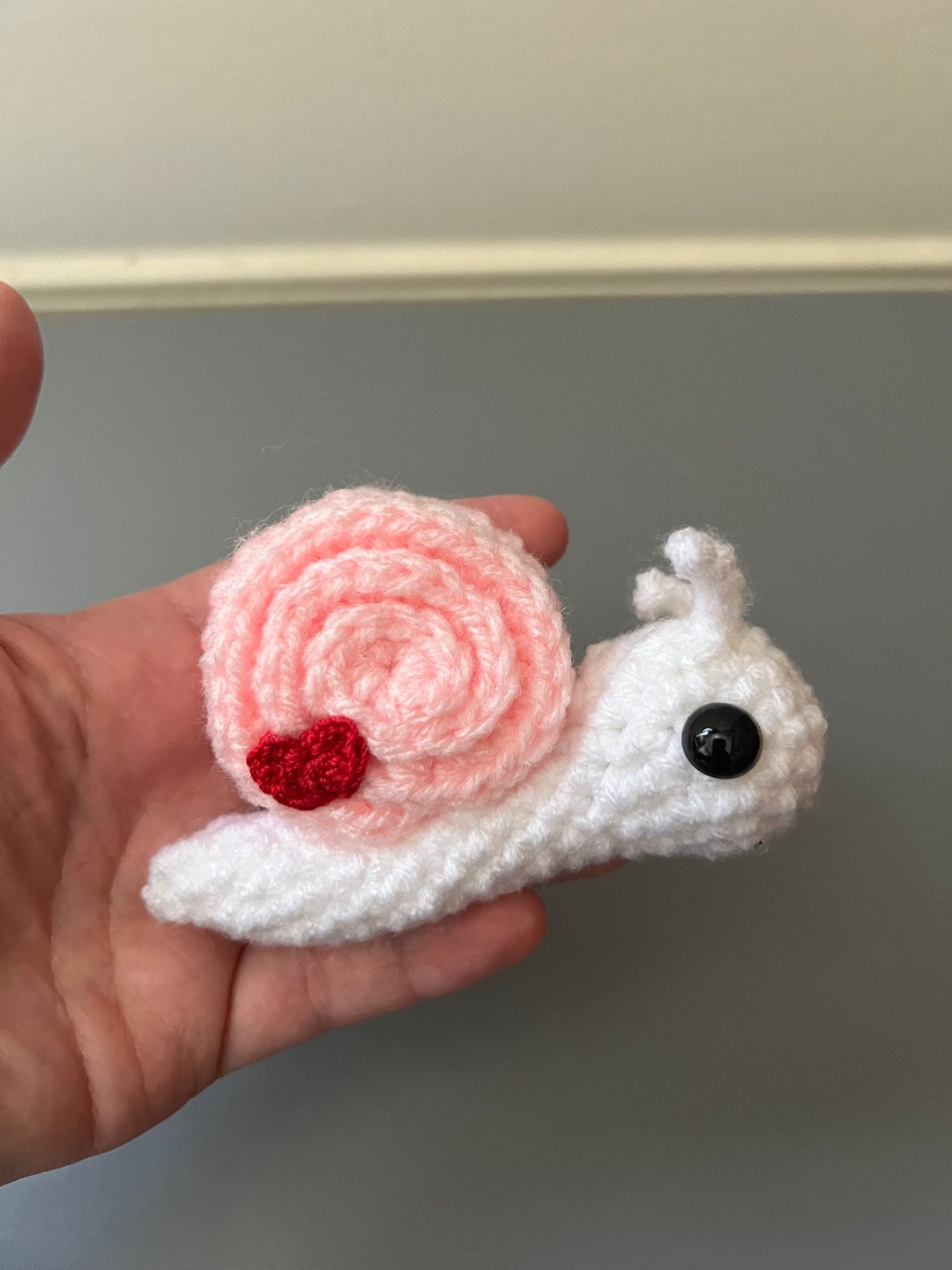 Adopt a Crochet Love Snail - Etsy