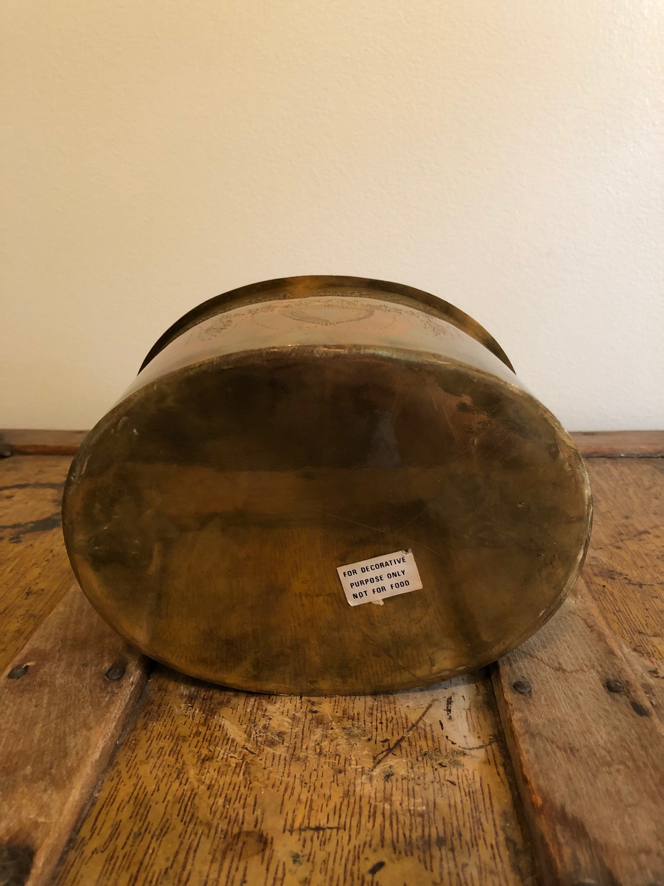 Vintage Brass Victorian-style Jewelry Box - Etsy