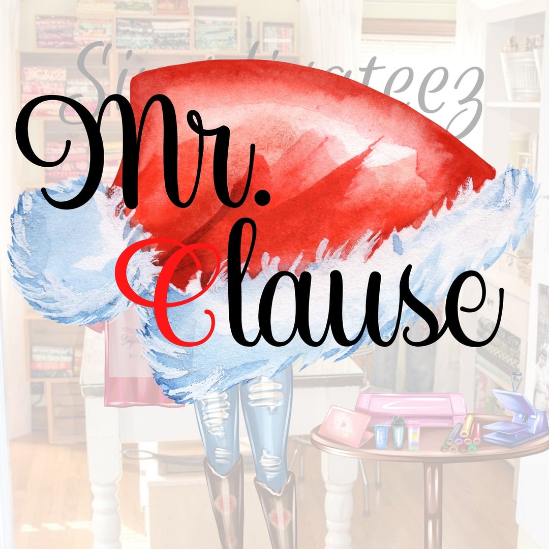Mr & Mrs Clause 2pk Bundle/PNG/Sublimation/Download - Etsy.de