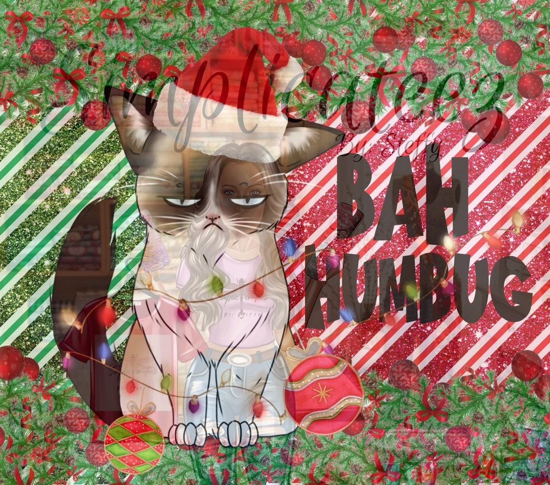 Bah Hum Bug Christmas Png/sublimation - Etsy
