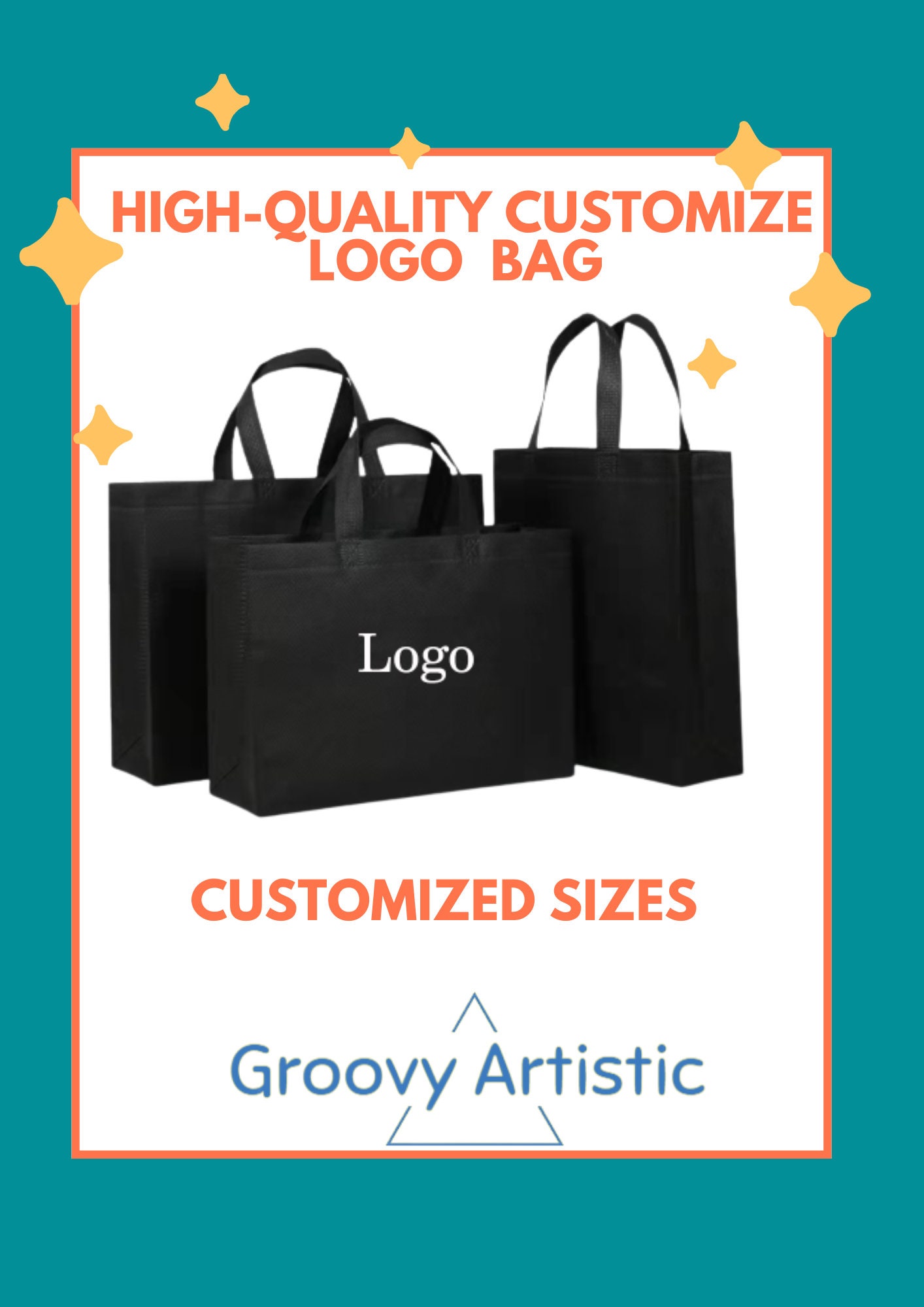 Customize Logo Handle Bag Fabric Laminated Tote Bags Non Woven Bag for ...