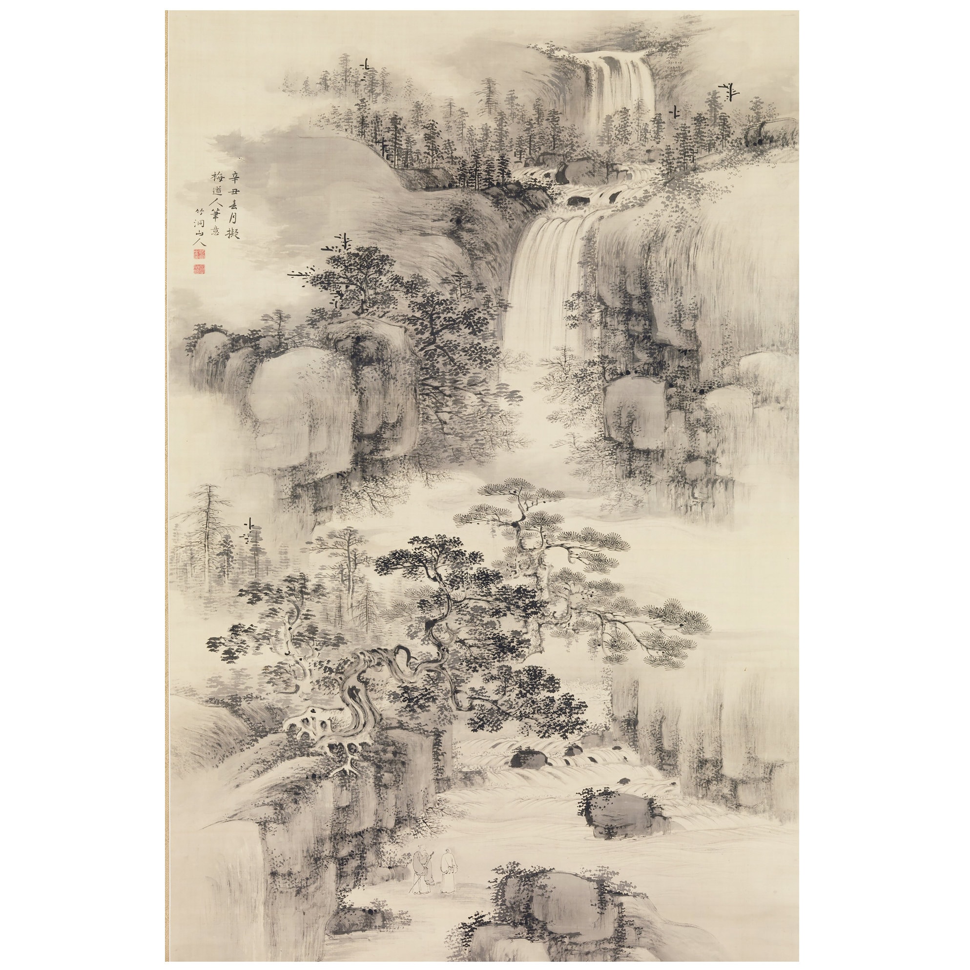 Japanese Landscape Ink Painting