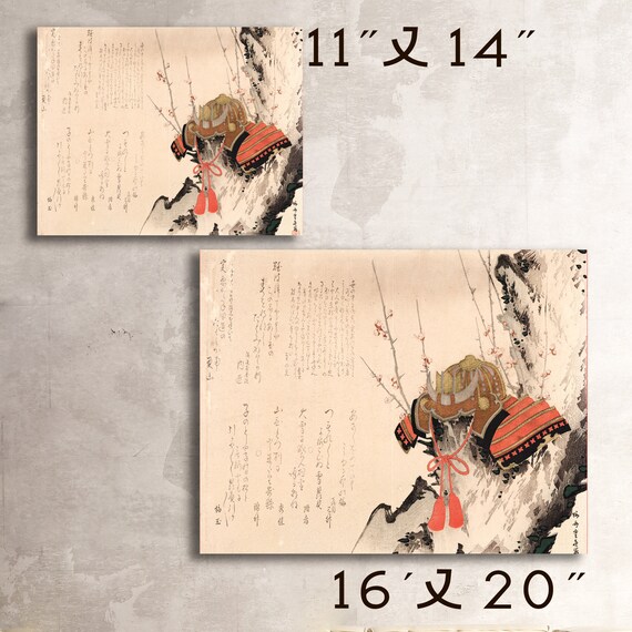 Alte Japanische Samurai Zeichnungen