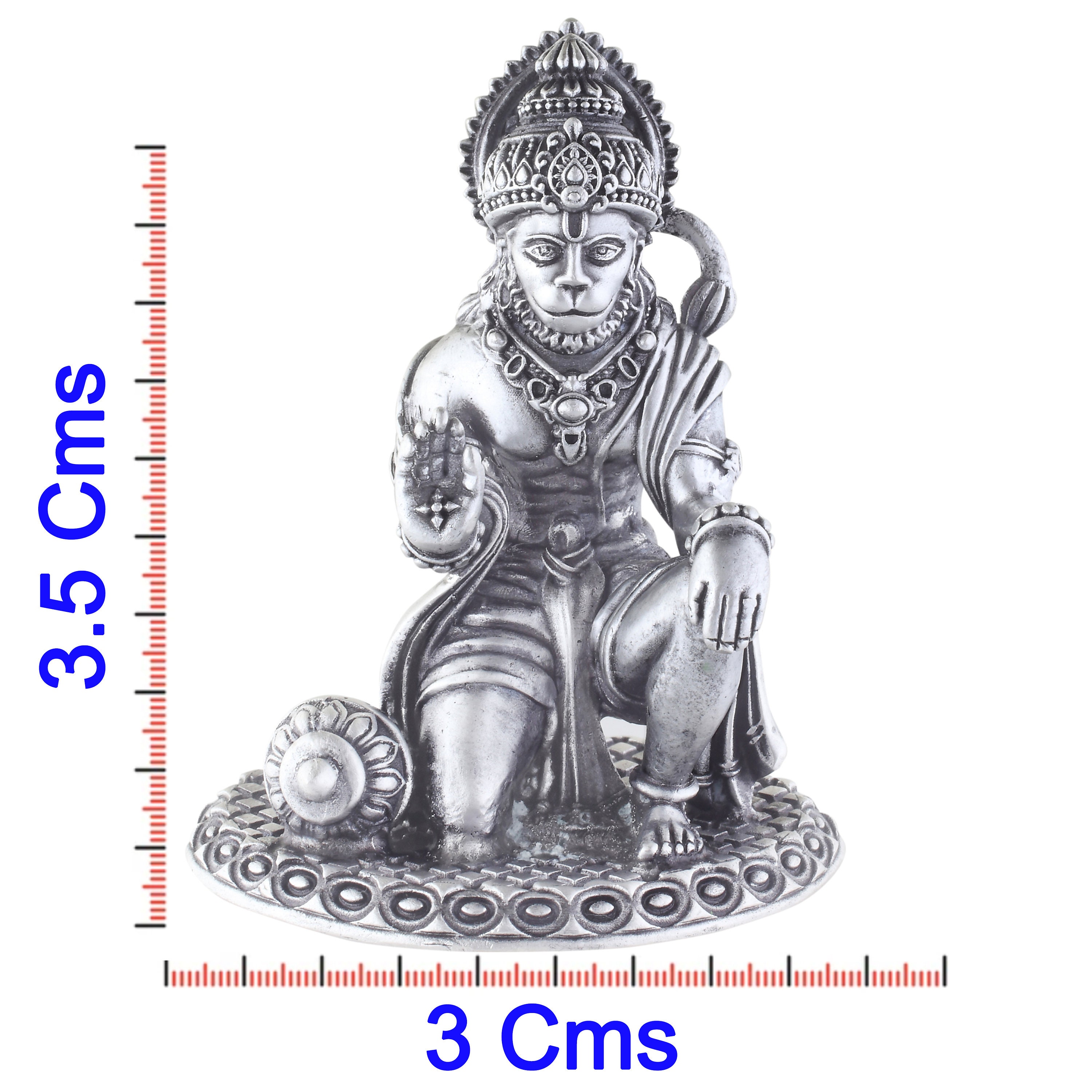 sale cheap Silver Hanuman Murti for Car Dashboard , Home & Office Pure ...