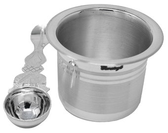 999 Pure Silver Glass Milk Pattern for Gifting and Personal - Etsy