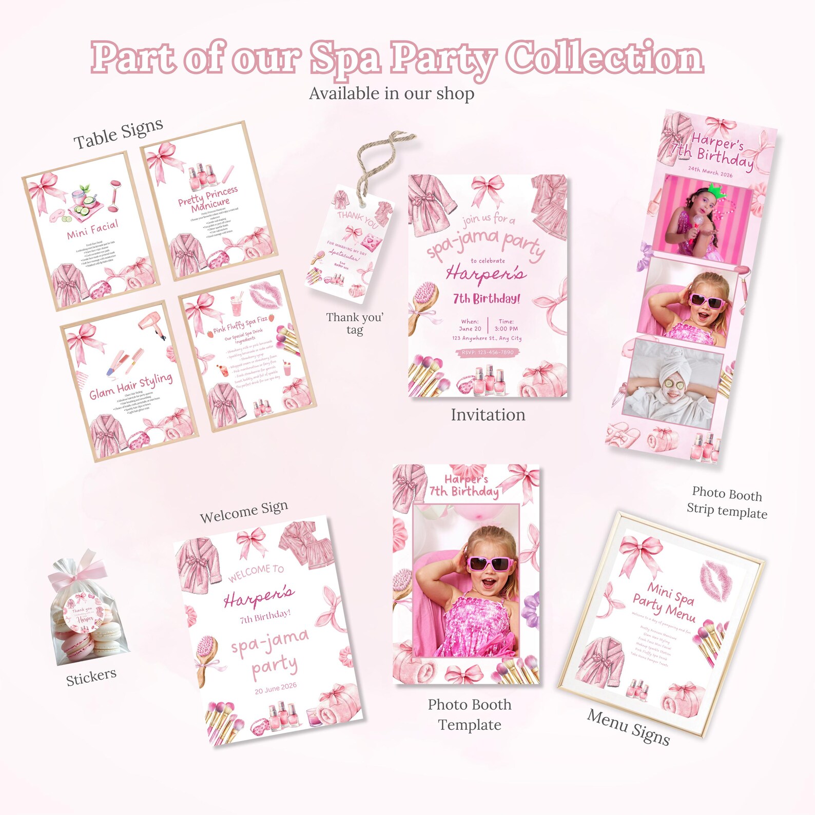 Spa Party Welcome Sign, Pamper Party Decor, Girls Birthday Sign, Spa ...