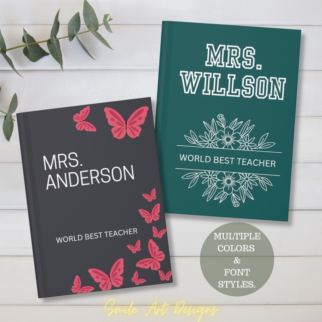 Teacher Appreciation Gift Personalized Teacher Gift From Student Custom ...