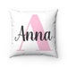 Personalized Initial and Name Throw Pillows, Customized With Names ...