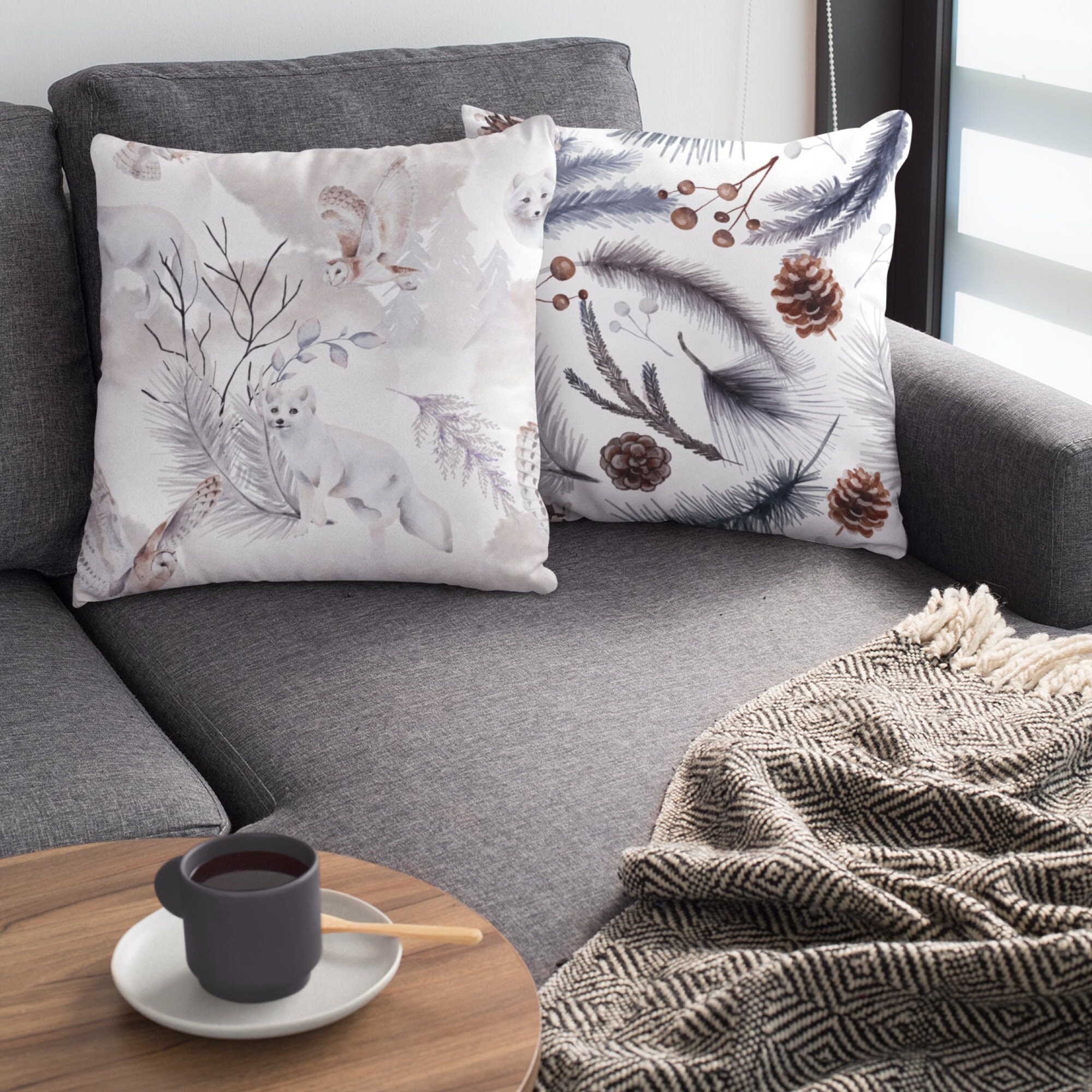 Winter Wonderland Decorative Pillows for Winter Home Decor Winter ...