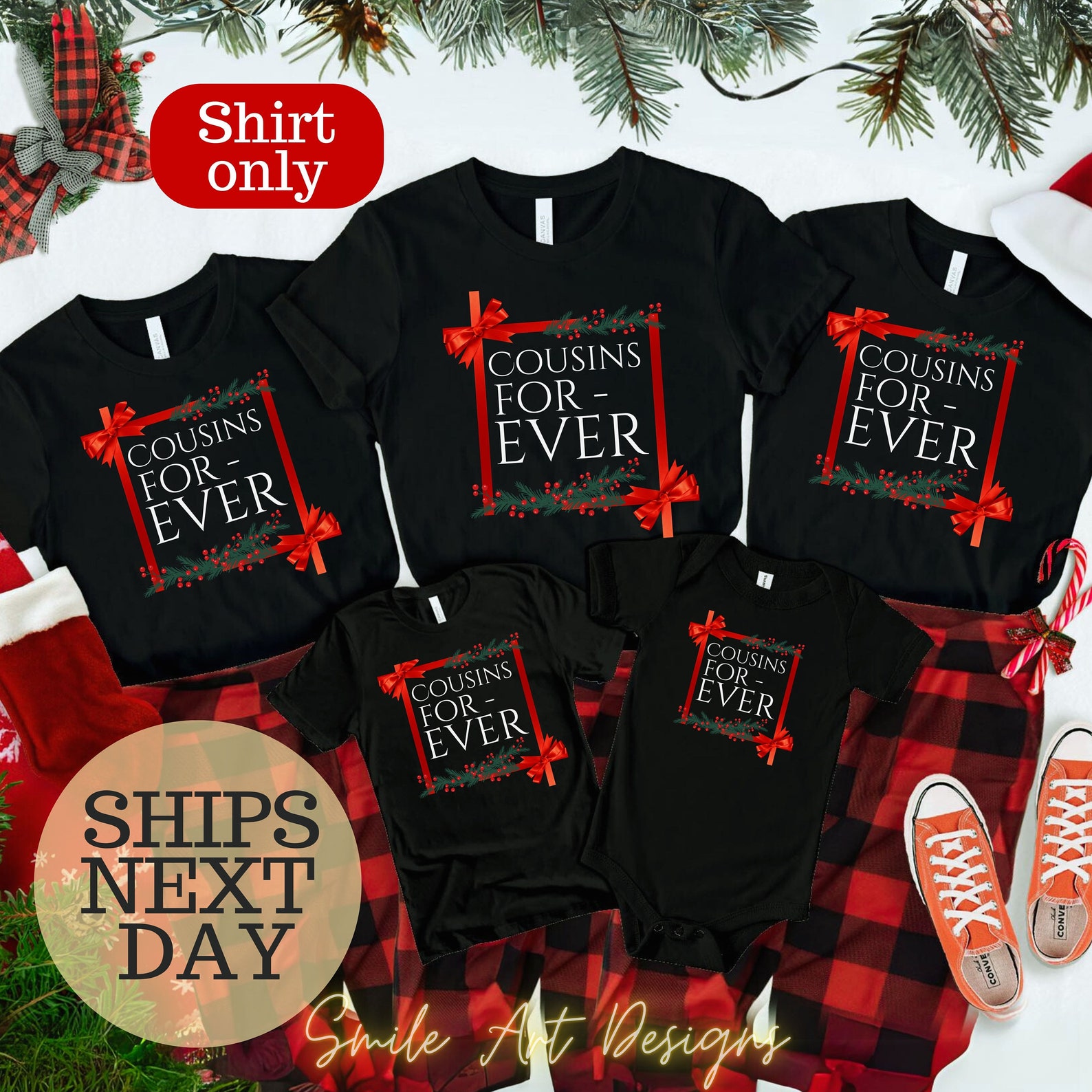 Cousin Crew Shirts Christmas Group Shirts Matching Cousin Christmas ...