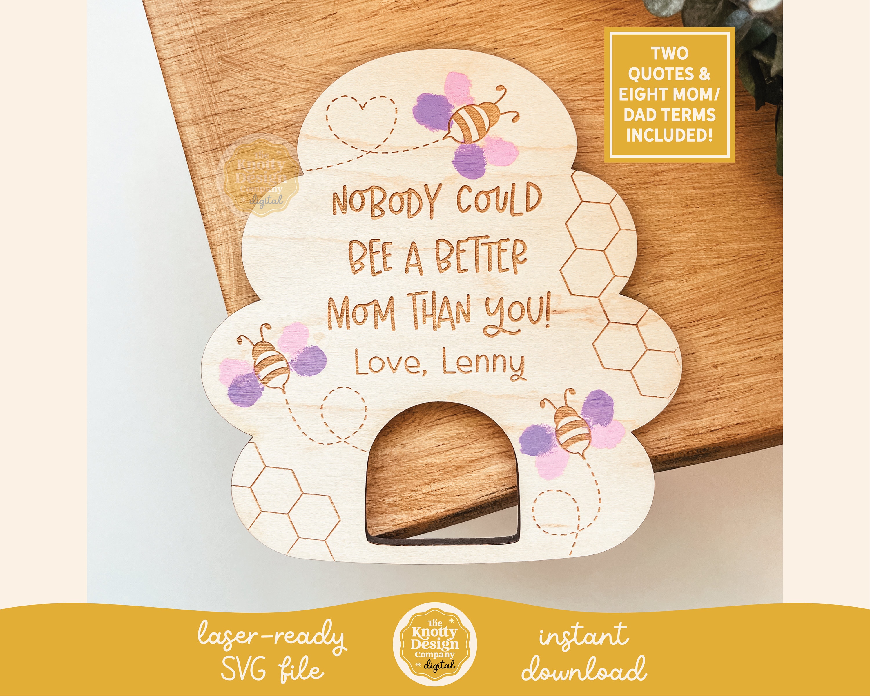 Mother's Day Fingerprint Magnet SVG, Mother's Day SVG, DIY Magnet Svg ...