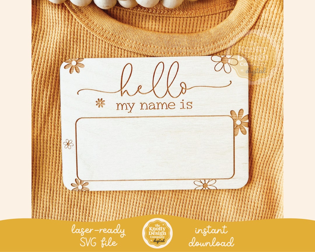 Daisy Birth Announcement Sign SVG File, I'm New Here Baby Sign SVG ...