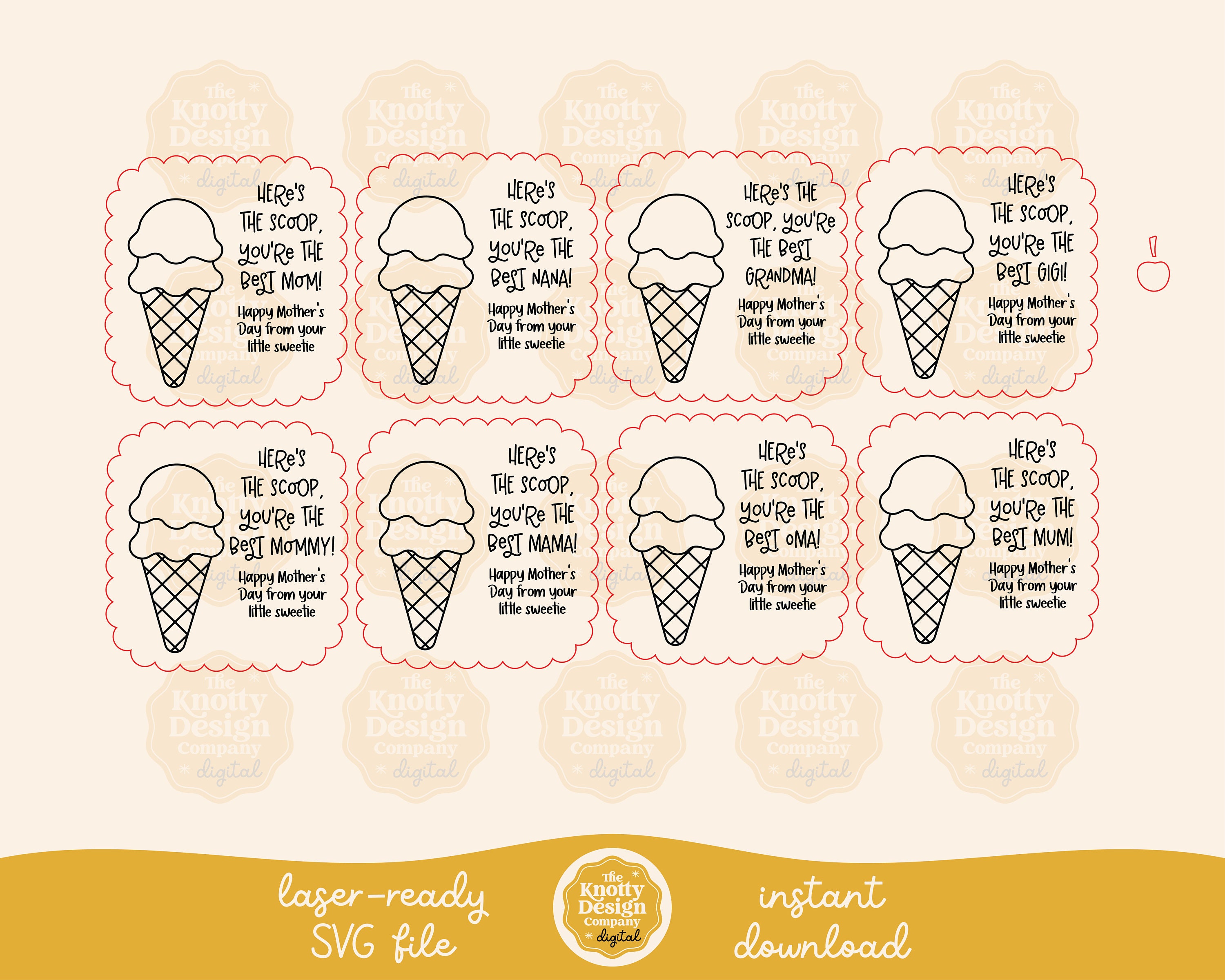 Mother's Day Fingerprint Sign SVG, Mother's Day SVG, DIY Sign Svg File ...