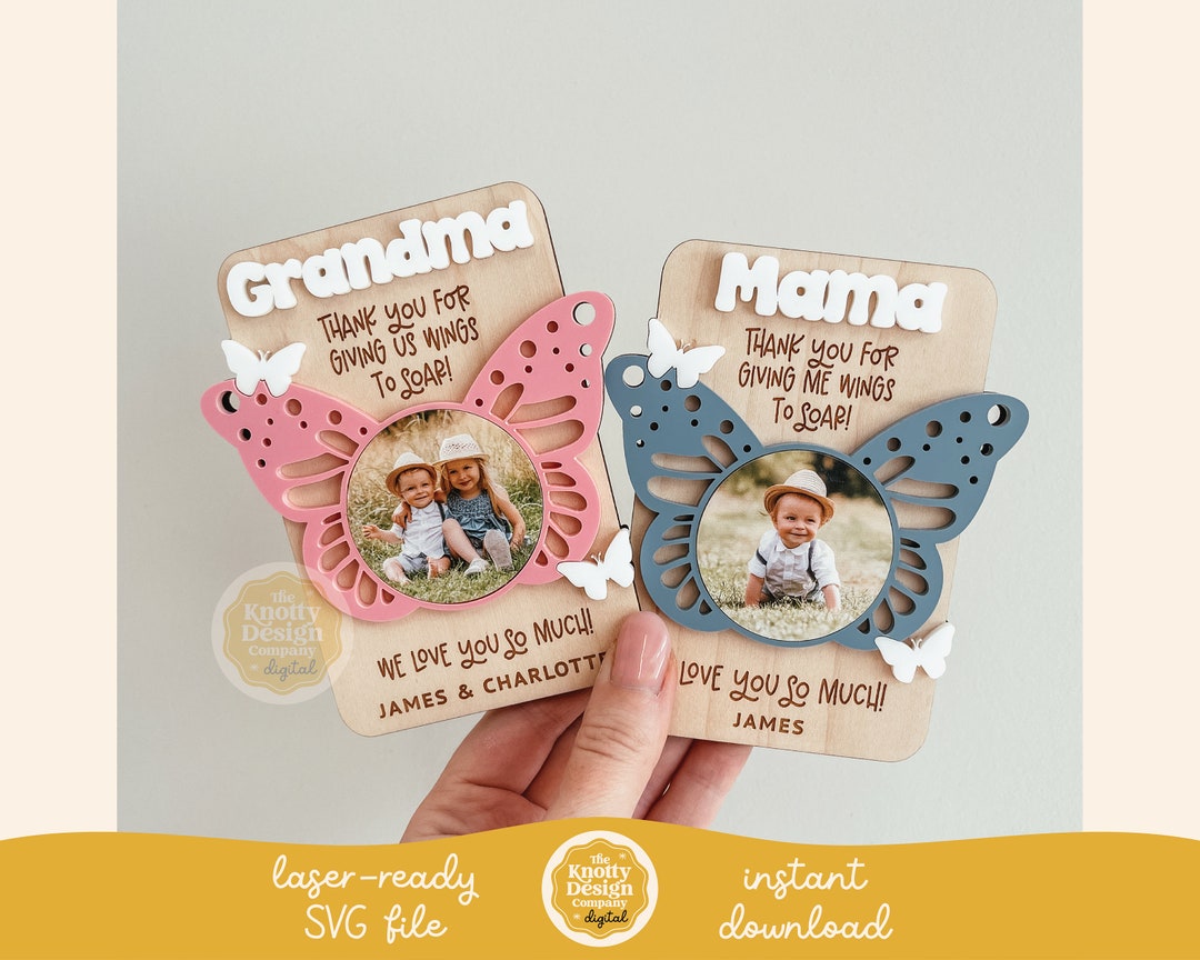 Mother's Day Picture Frame Magnet SVG, Mother's Day Photo Magnet SVG ...