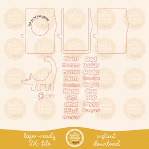 Mother's Day Picture Frame Magnet SVG, Mother's Day Photo Magnet SVG ...