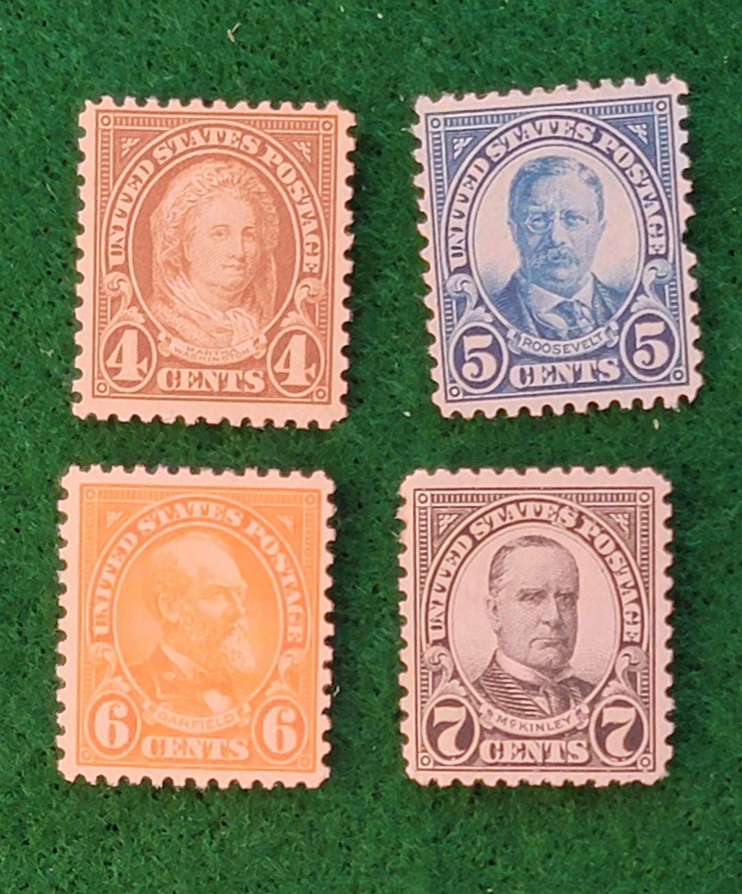 Vintage Partial Set of 1925 New Rotary Press Stamps - Etsy