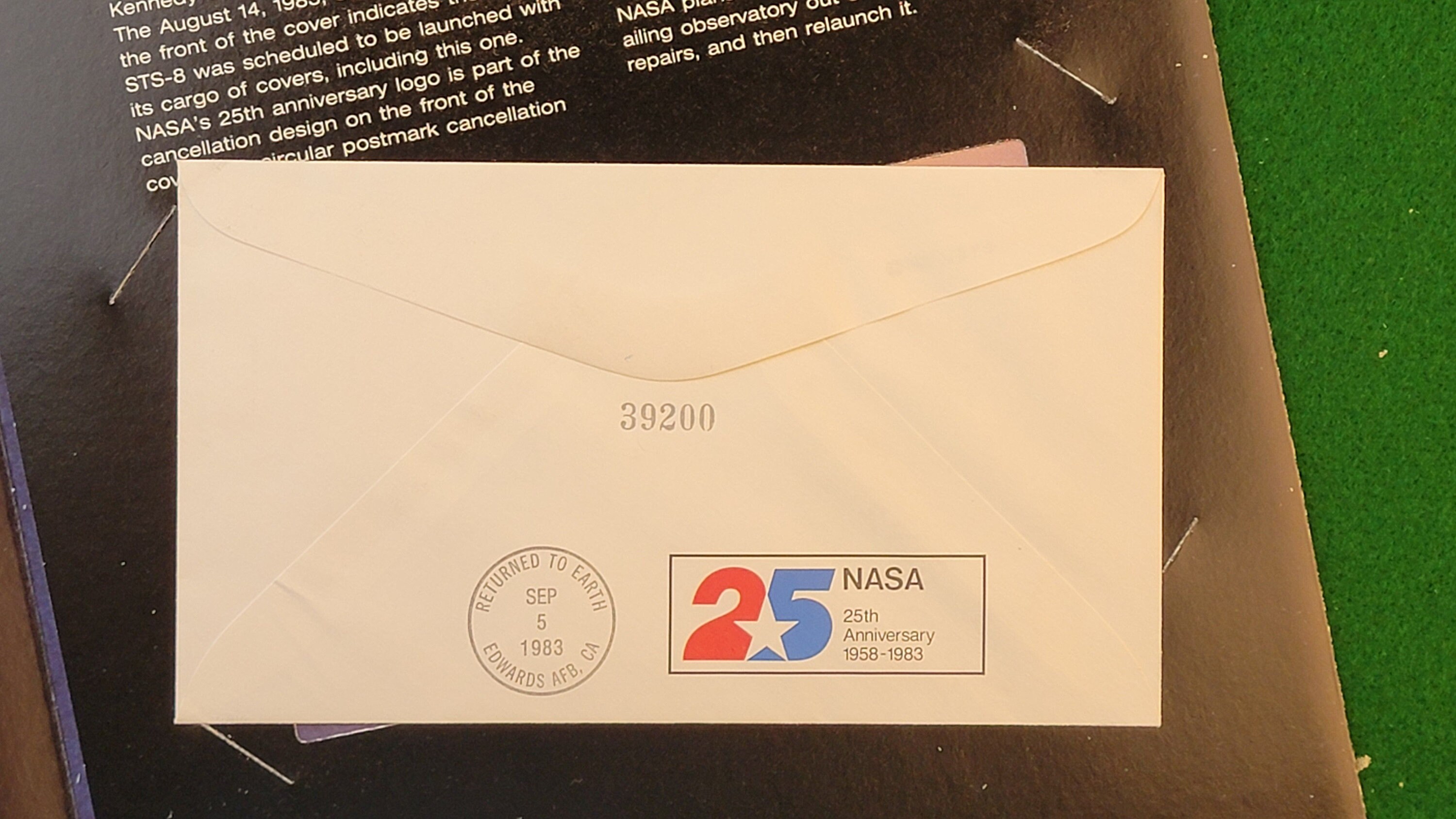 NASA 25th Anniversary Flight Cover - Etsy