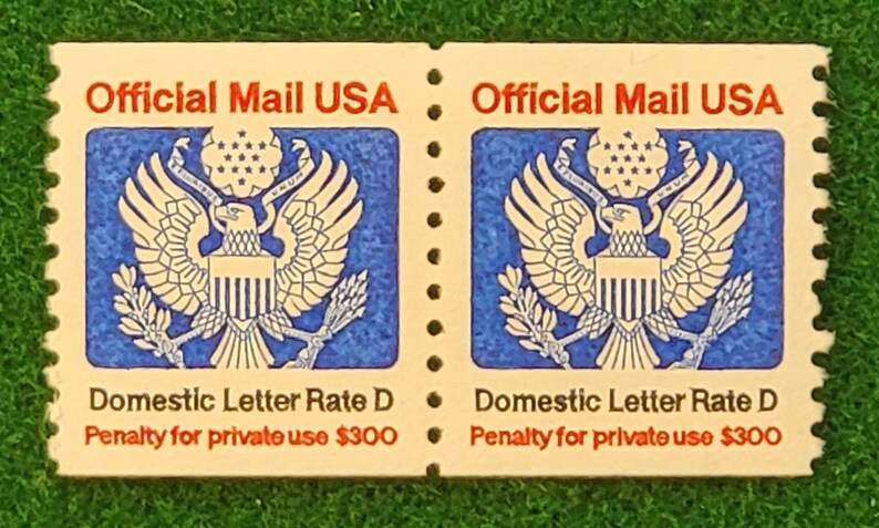 Vintage Mint "official Mail" US Stamps - Etsy