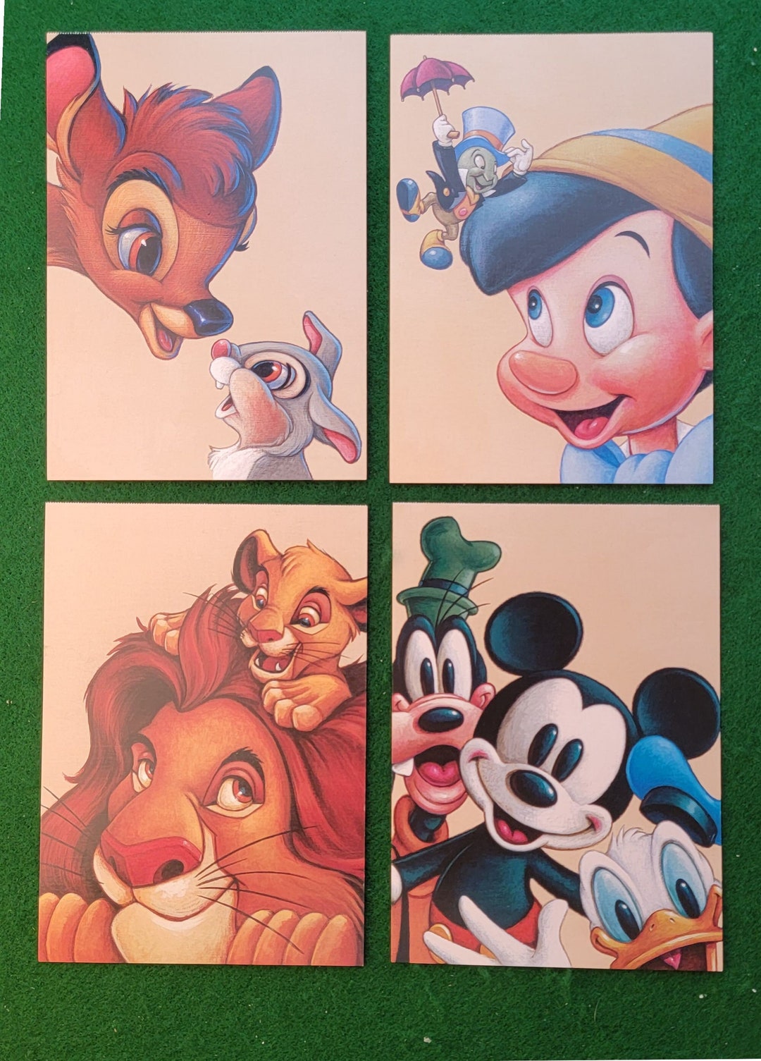 Art of Disney Postcards - Friendship - Etsy