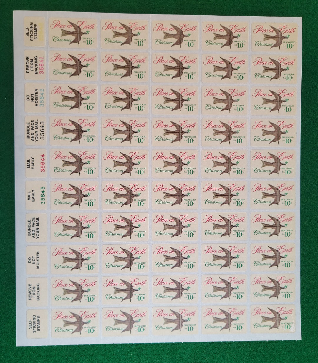 First Ever Self-adhesive US Postage Stamp - Etsy