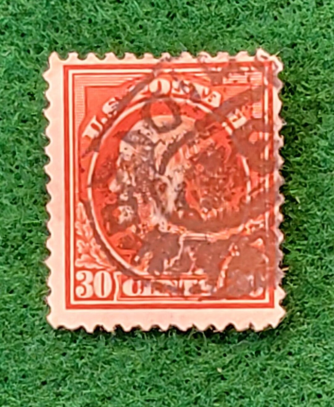Vintage Over 100 Years Old 30c Used Postage Stamp - Etsy