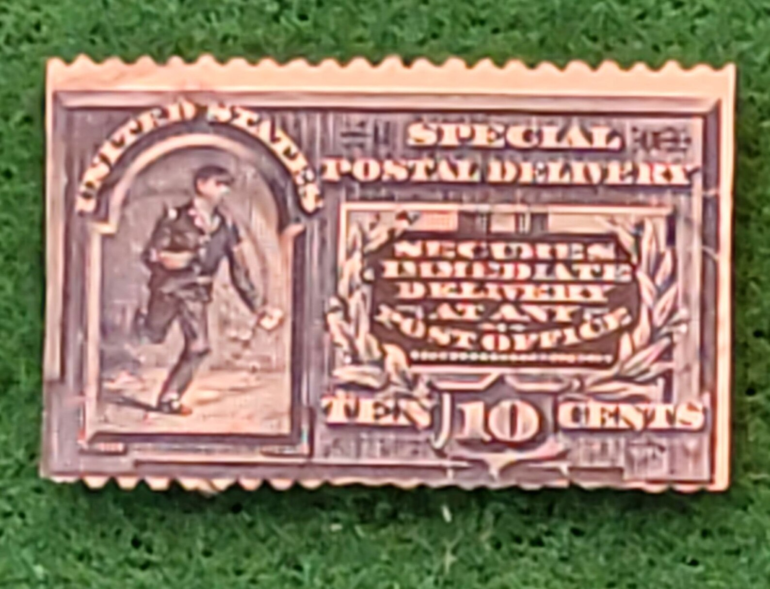 Vintage 1885 Special Delivery Stamp - Etsy