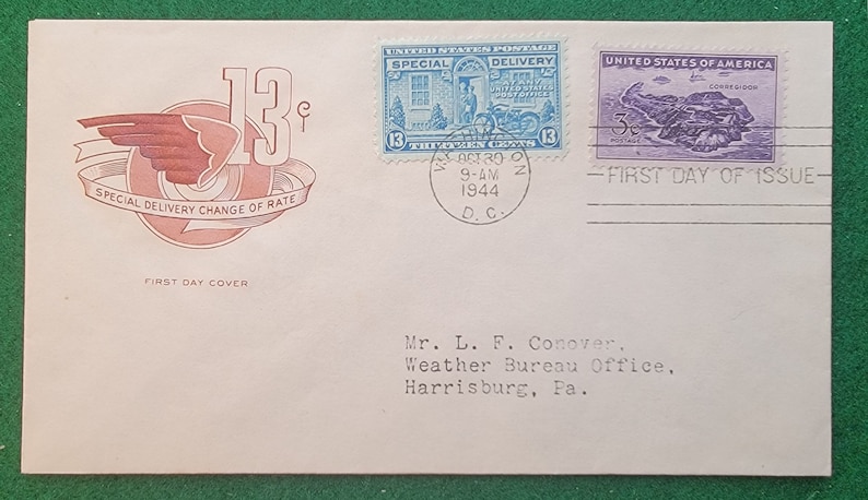 Vintage Special Delivery First Ay Covers - Etsy