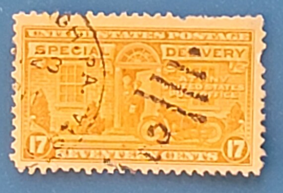 1944 Special Delivery 17c US Stamp | Etsy