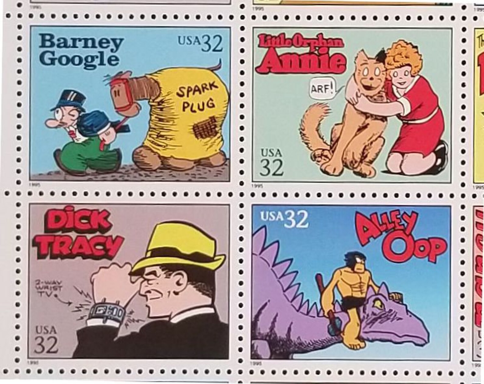 Comic Strip Classics - 1995 - Full Sheet - Scott #3000 - Etsy