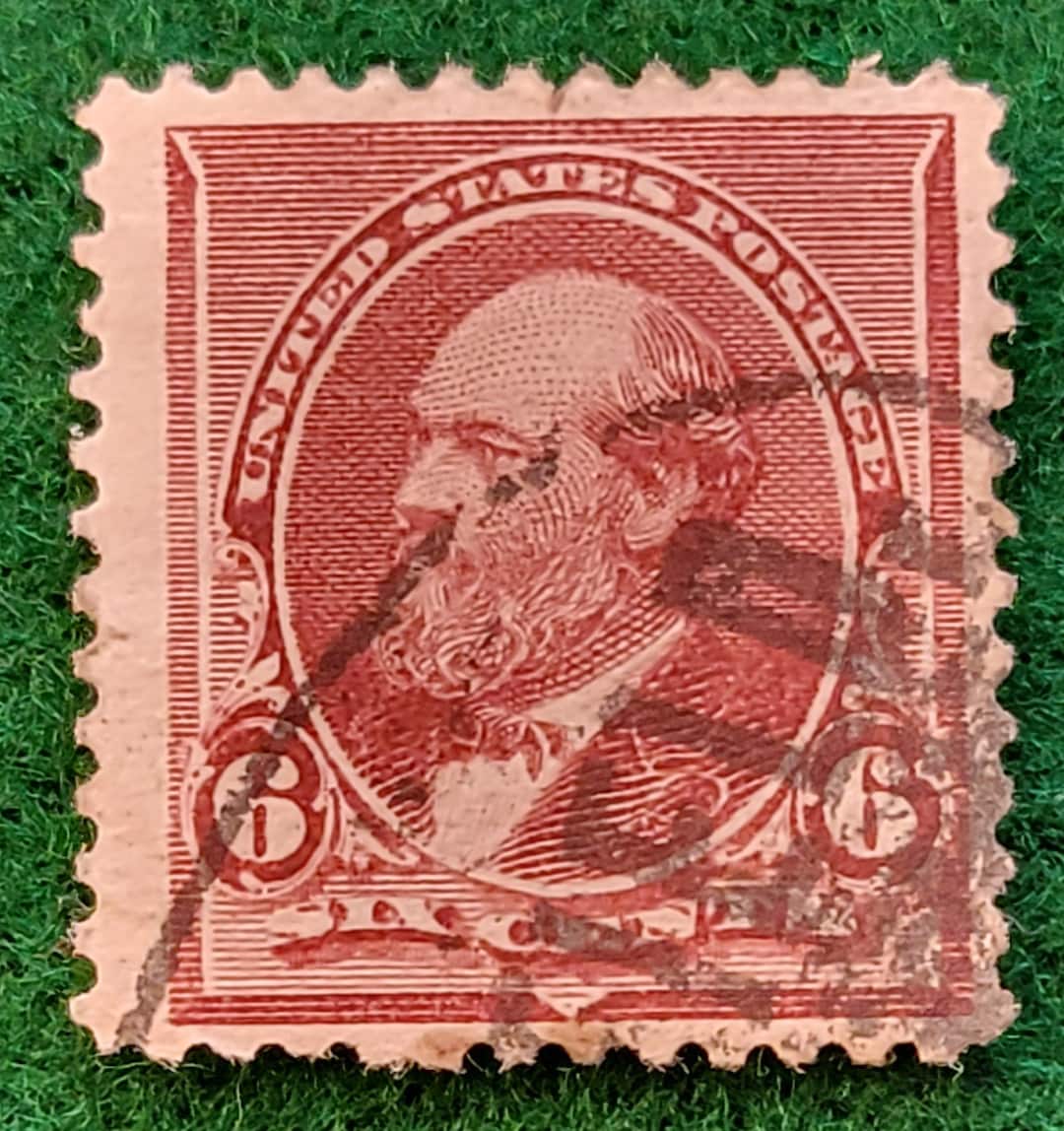 1890 Vintage 6c Garfield Stamp Over 130 Years Old - Etsy