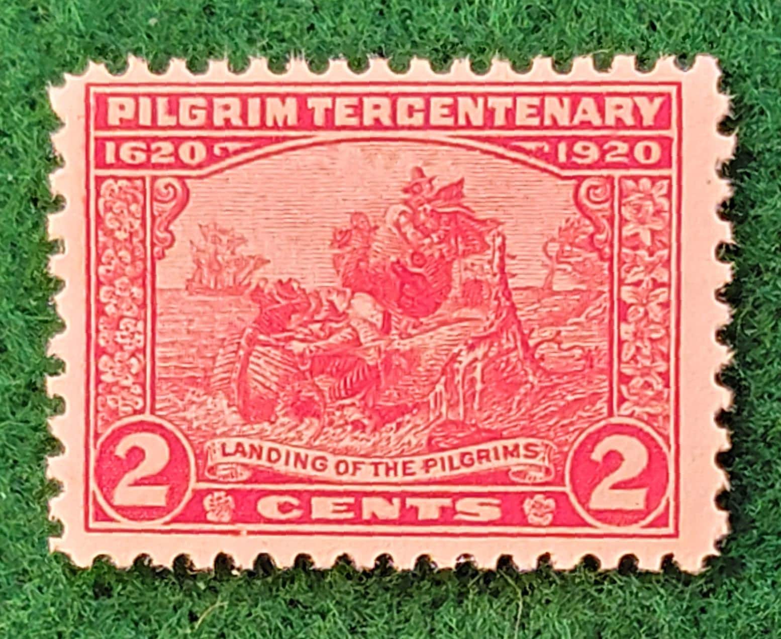 Vintage 1920 US Stamps Pilgrim Tercentenary Set - Etsy