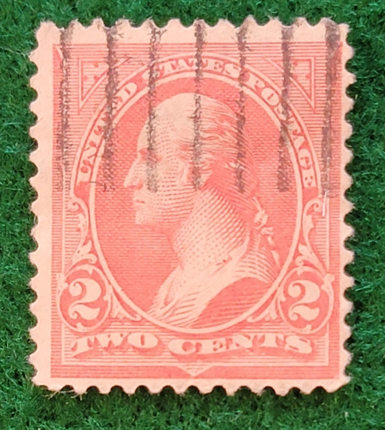 Vintage 1894 2c Used US Postage Stamp - 2c Washington - Etsy