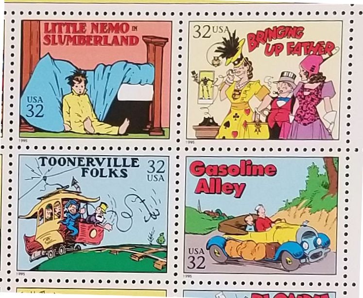 Comic Strip Classics - 1995 - Full Sheet - Scott #3000 - Etsy