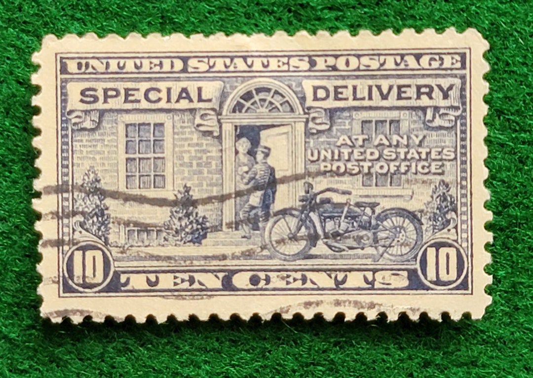 Vintage 1922 Used Special Delivery US Stamp - Etsy