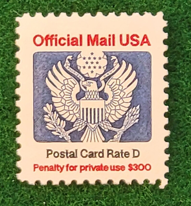 Vintage Mint "official Mail" US Stamps - Etsy
