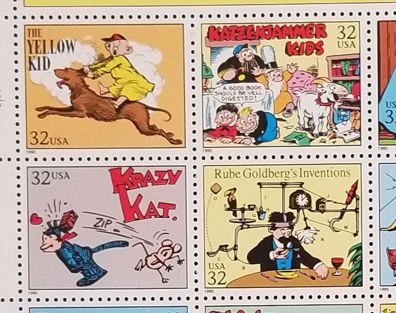 Comic Strip Classics - 1995 - Full Sheet - Scott #3000 - Etsy