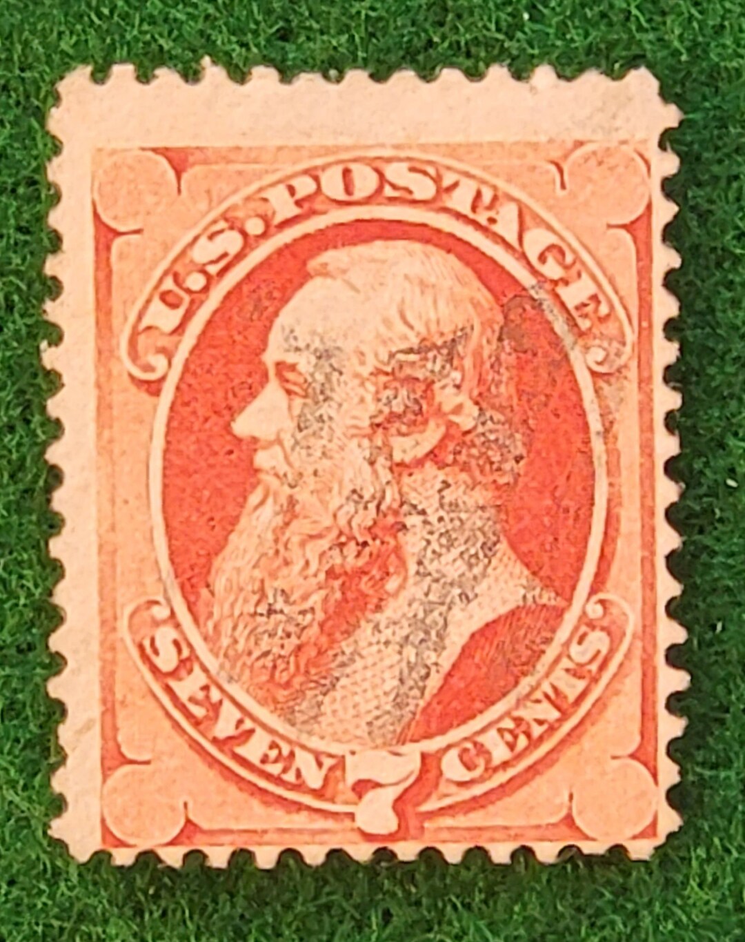 Vintage and Rare 1871 Used 7c US Stamp - Etsy